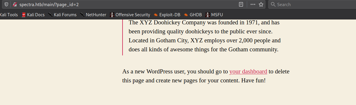 Hack The Box: Spectra – Khaotic Developments