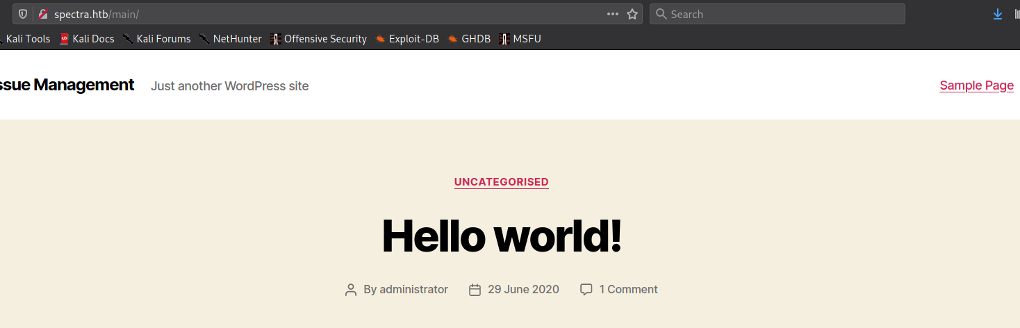 Hack The Box: Spectra – Khaotic Developments