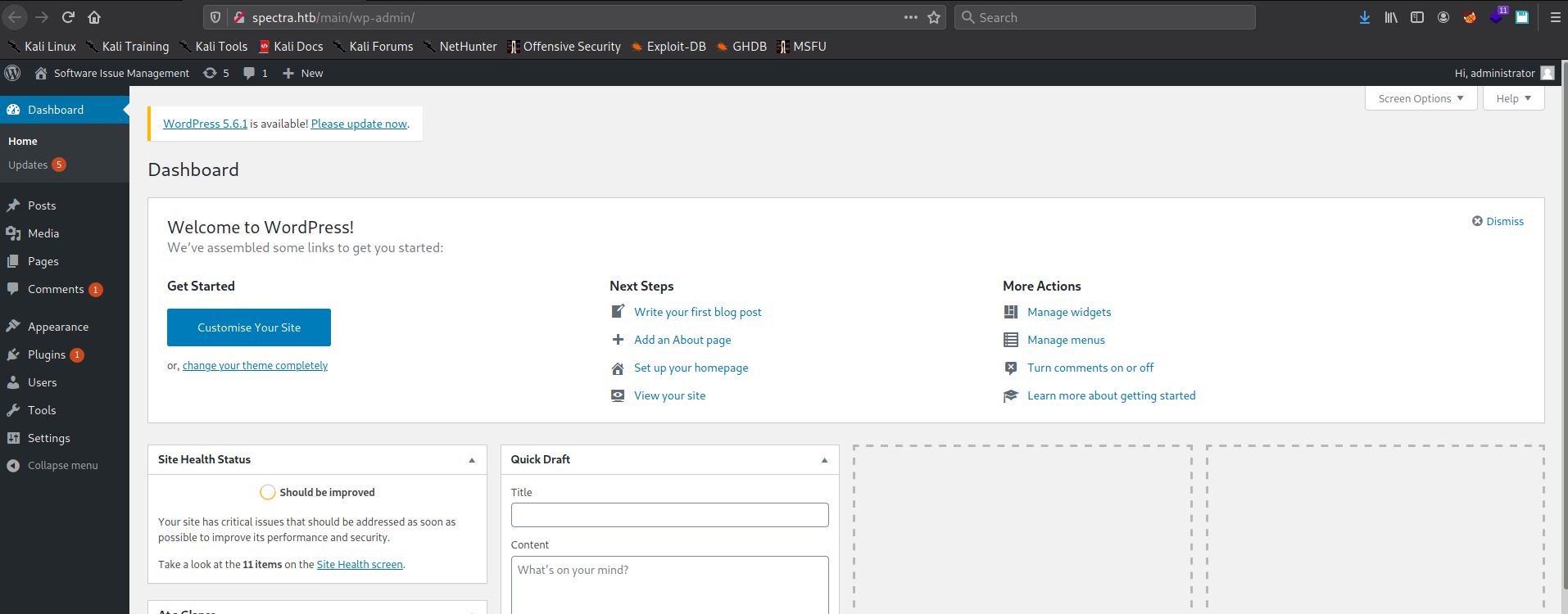 Hack The Box: Spectra – Khaotic Developments