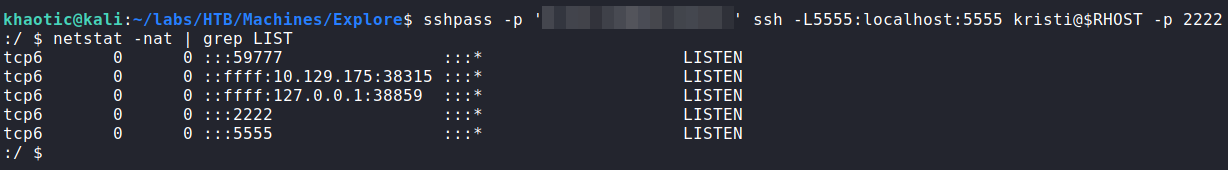 Hack The Box: Explore – Khaotic Developments