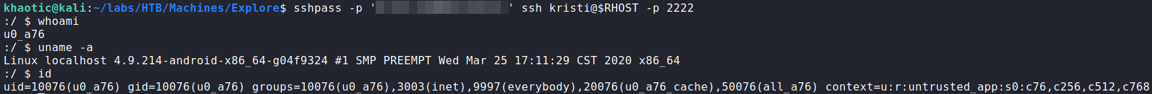 Hack The Box: Explore – Khaotic Developments