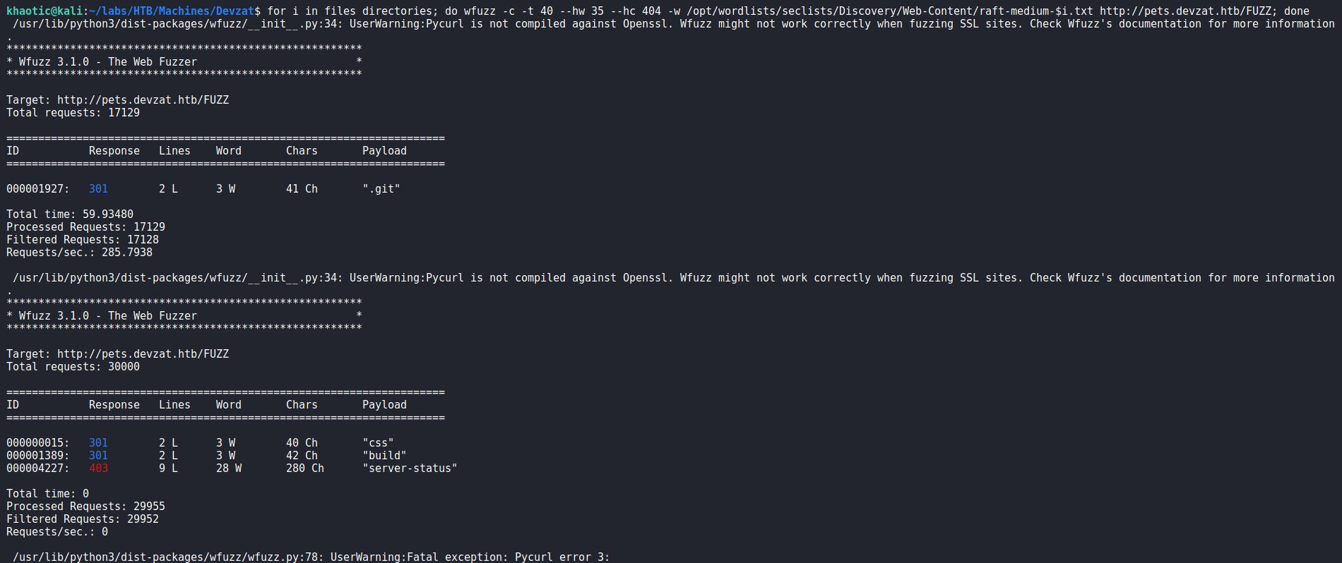 Hack The Box: Devzat – Khaotic Developments