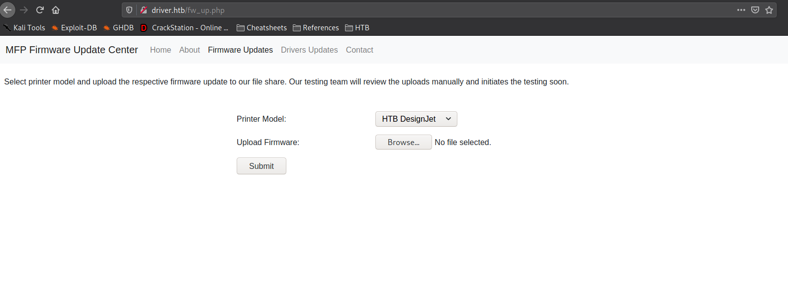 Hack The Box: Driver – Khaotic Developments