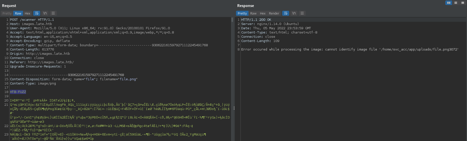 Hack The Box: Late – Khaotic Developments